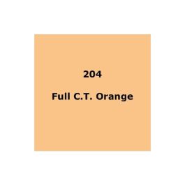 Lee Filters 204 Full CTO Roll 1.22m x 7.62m - Daylight to Tungsten ...